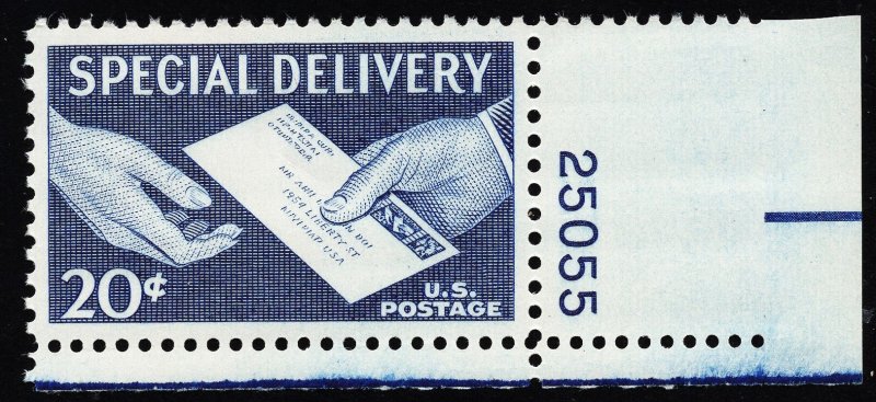 US E20 MNH VF 20 Cent Special Delivery "Hands and Letter" | United ...