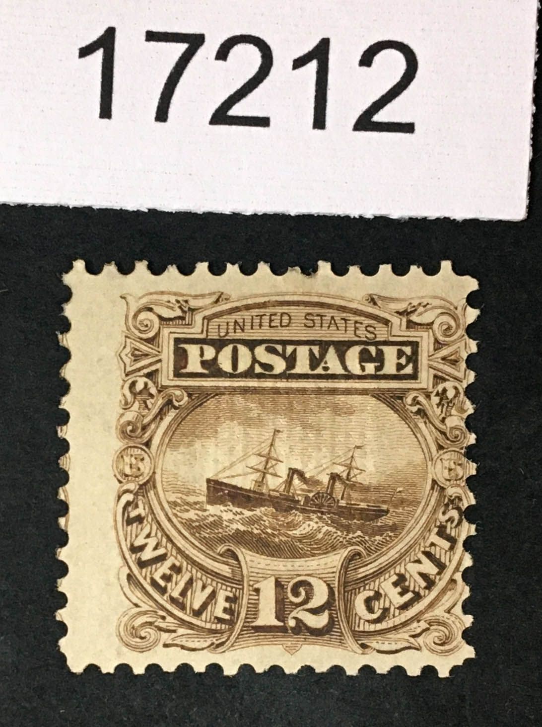 US Stamps # 117-E2C Essay Yellow Brown Mint OG H $125 LOT #17212 ...