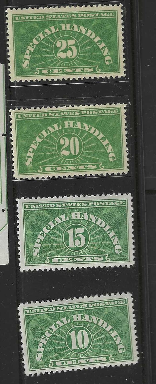 1925 Special Handling SET (Qe1-Qe4) MNH/MH $52 Free Ship | United ...