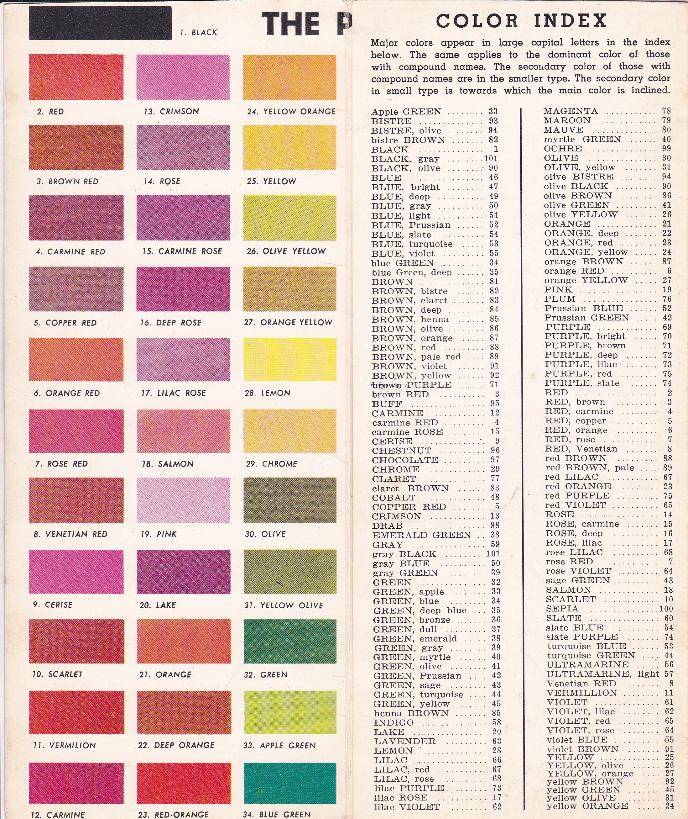 Philatelic Color Guide | Publications & Supplies - Accessories, Stamp ...