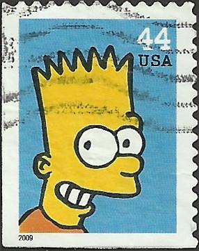 # 4401 Used Bart Simpson | United States, General Issue Stamp / HipStamp