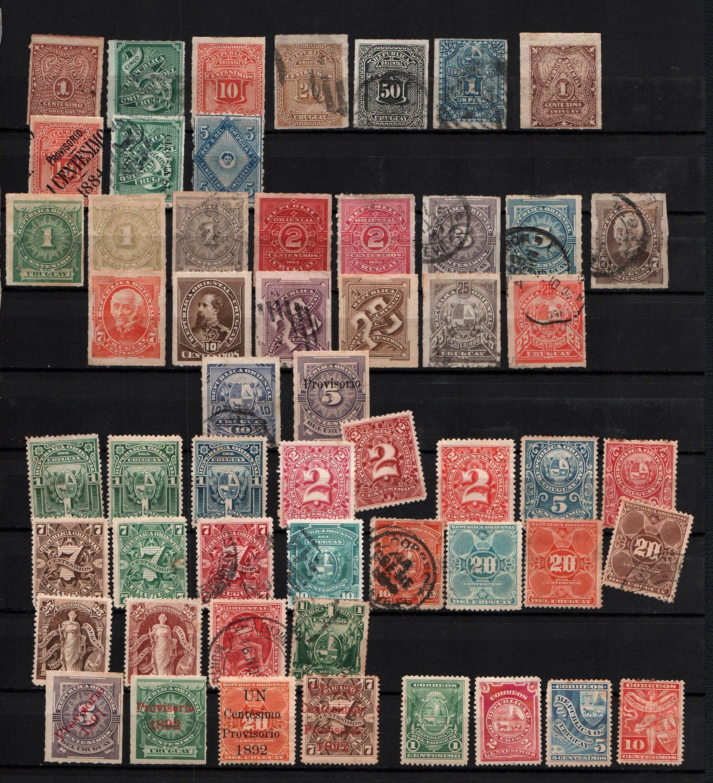 Uruguay a very complete collection 1st centenary Mint & some used ...