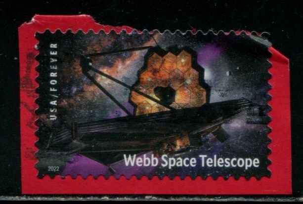 5720 US (60c) James Webb Space Telescope SA, used on paper | United ...