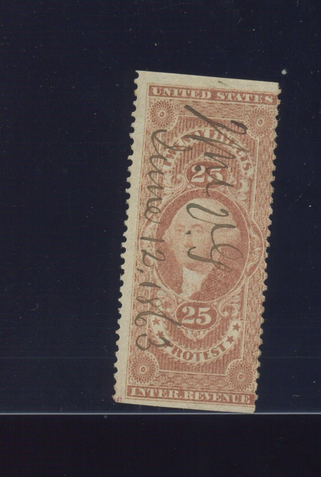 Scott R49b Protest Revenue Part Perf Stamp (Stock R49-1) | United ...