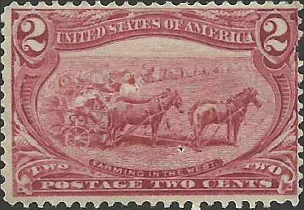 # 286 Copper Red Mint Minor Fault Farming In The West SCV-25.00 ...