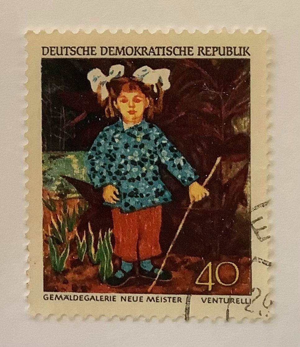 Germany DDR 1968 Scott 1035 used - 40pf, Painting by José Venturelli ...