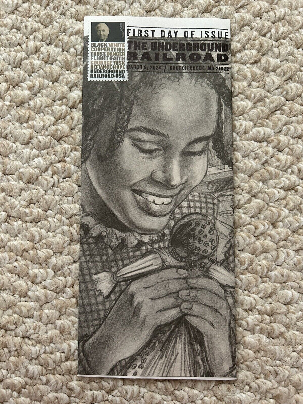 2024 The Underground Railroad FDC Hand Craft Storybook Cachet Harriet ...