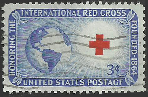 # 1016 Used RED Cross | United States, General Issue Stamp / HipStamp