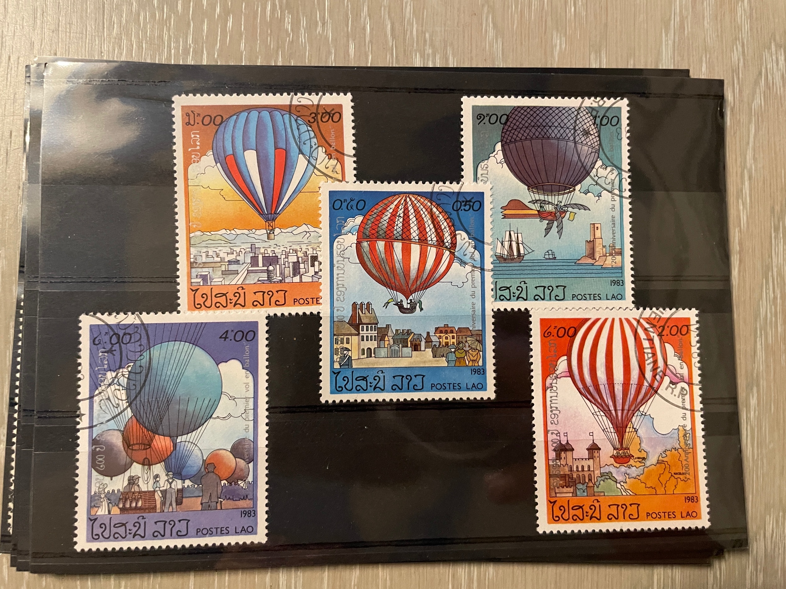Aviation : 5 issues on this topic (5 photos) with Very Fine stamps ...
