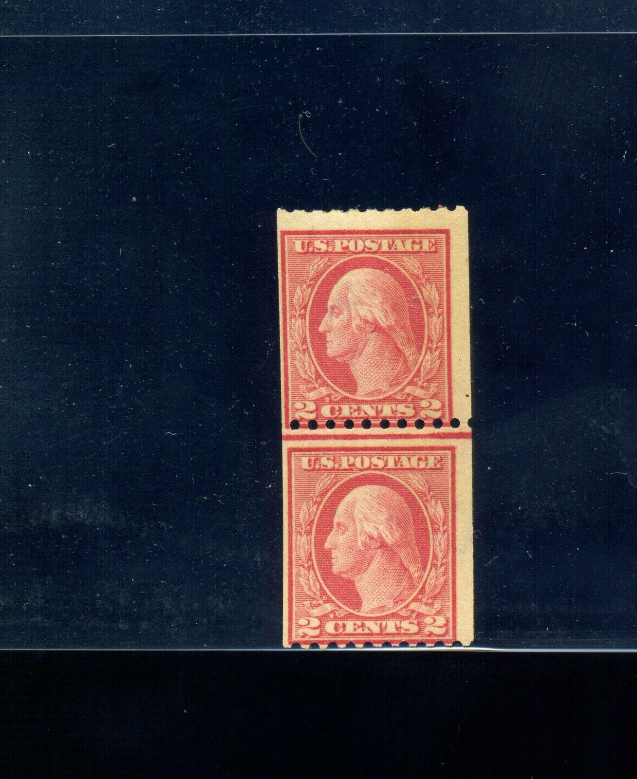 449 Washington Mint Coil Line Pair of 2 Stamps with PF Cert (Stock 449 ...