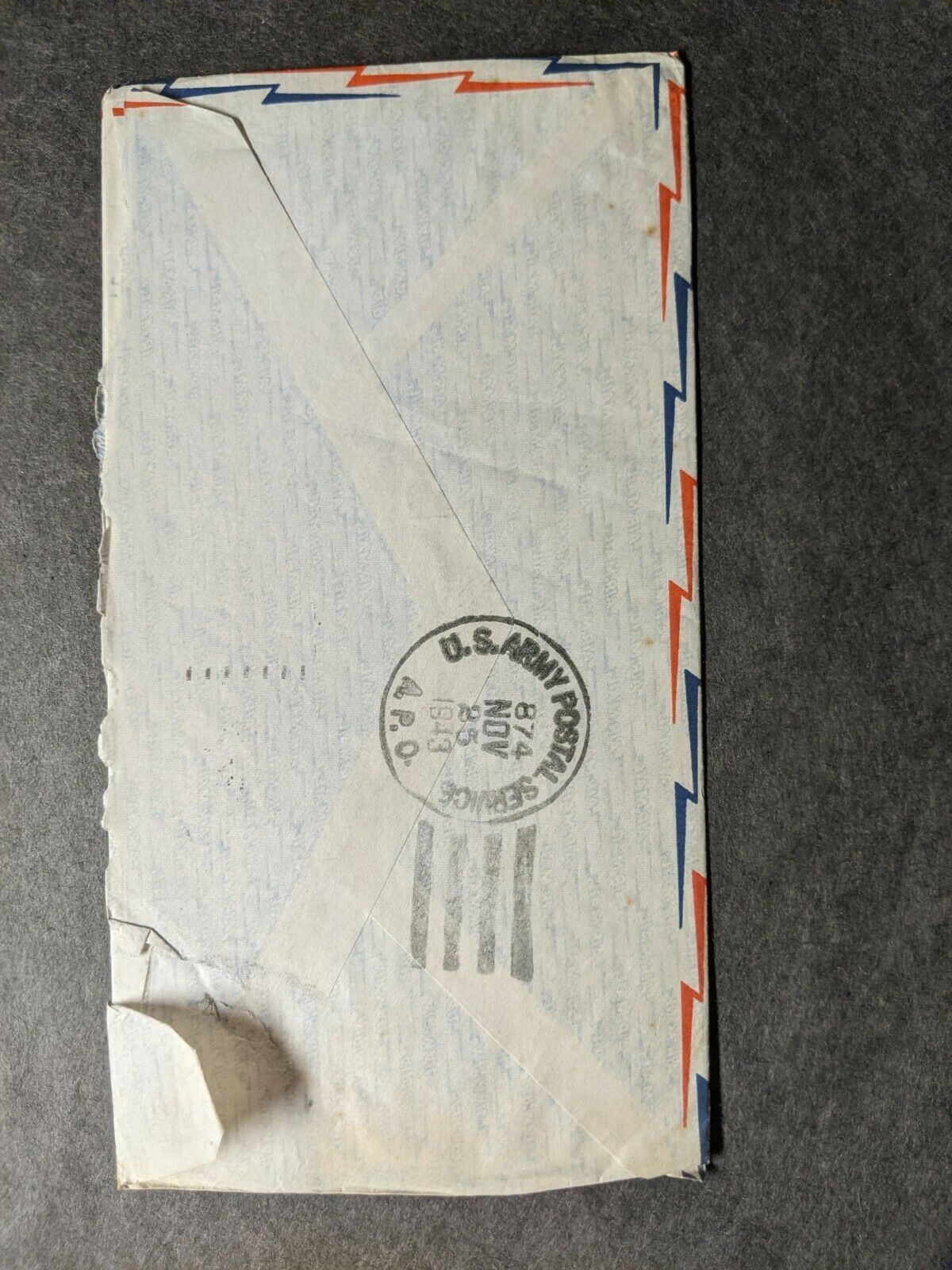 APO 7224 WWII 1943 Army Cover 254th ENGINEERING Bn w/ letter | United ...
