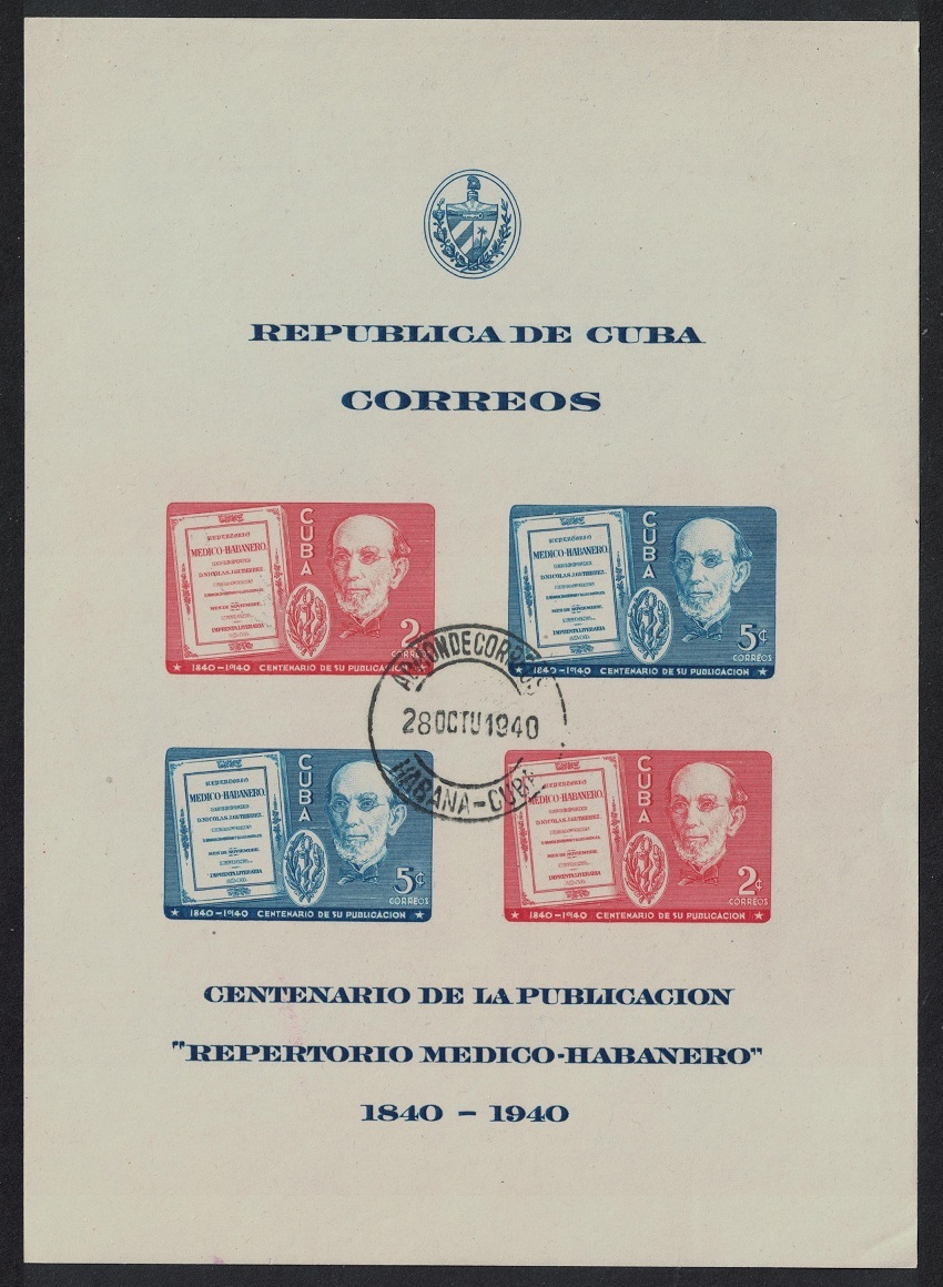 Caribic First Medical Review MS 1940 Canc SG#MS442 MI#Block 1 ...