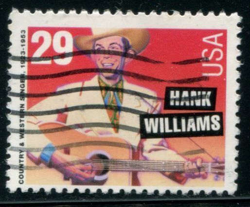 2771 US 29c Hank Williams, used | United States, General Issue Stamp ...