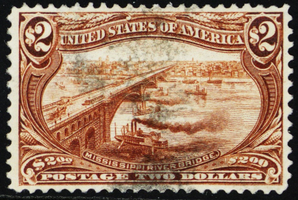 293, Used $2 VF With A Nice Light Cancel - With PFC Certificate ...