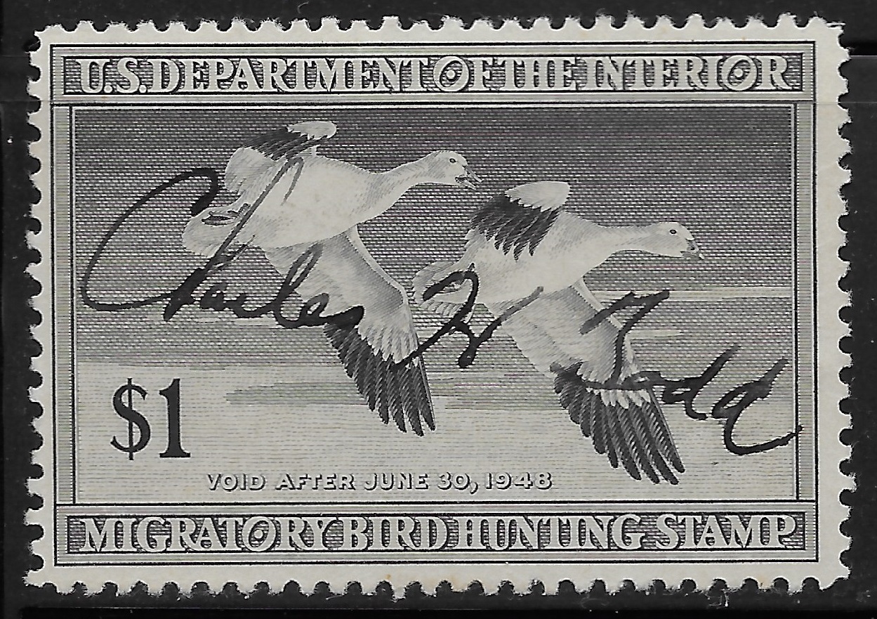US #RW14 $1 Snow Geese | United States, Duck Stamps - Federal Stamp ...