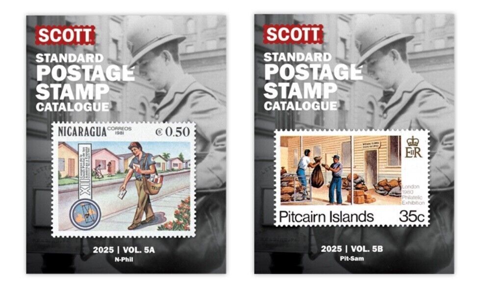 New 2025 Scott Standard Postage Stamp Catalogue US & Worldwide (N-SAM ...