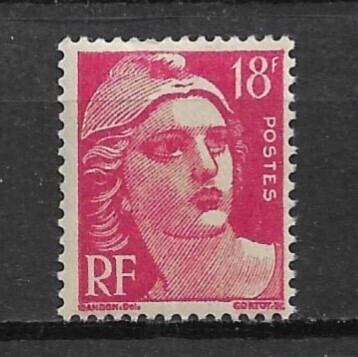 1951 France 654 18F Marianne MNH | Europe - France & Colonies, General ...