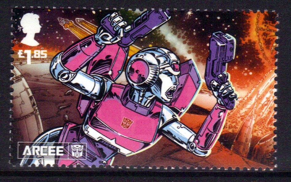 GB 2022 QE2 £1.85 Transformers Arcee Umm ( G1334 ) | Great Britain ...