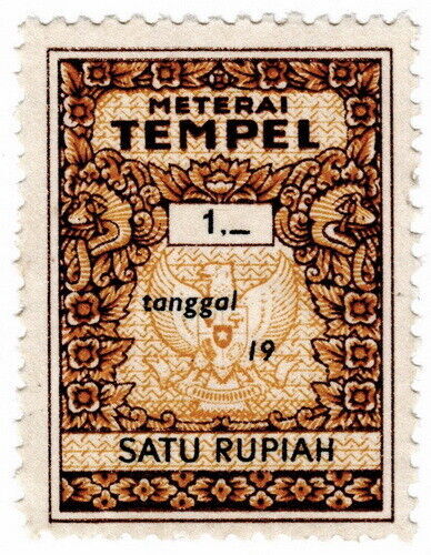(I.B) Indonesia Revenue : General Duty 1R (Meterai Tempel) | Asia ...