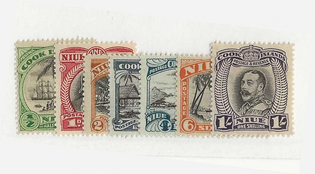 Cook Islands Sc #53-59 set of 7 OG VF | Australia & Oceania - Cook ...