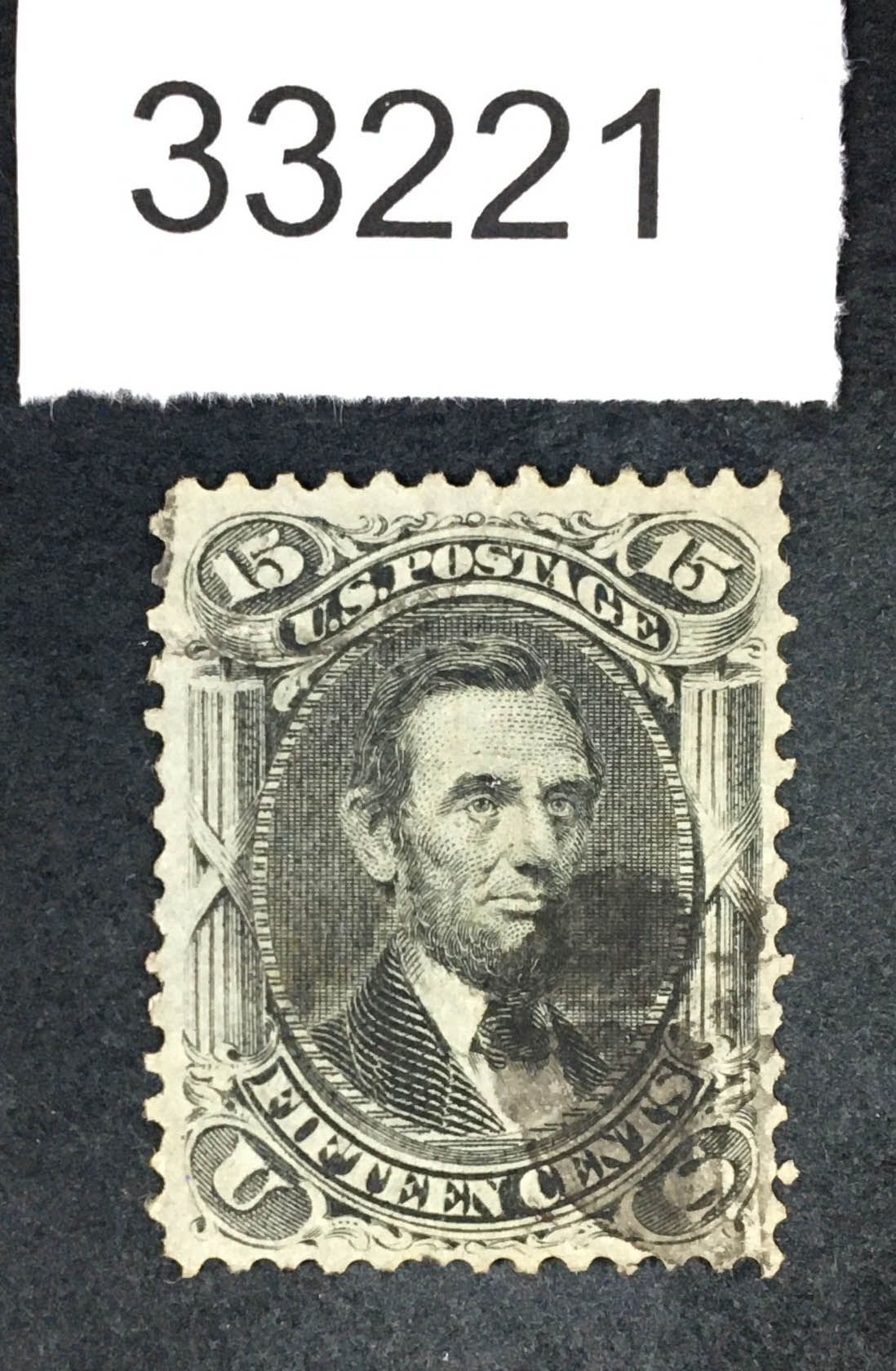 US Stamps # 98 F Grill Used $275 LOT #33221 | United States, General ...
