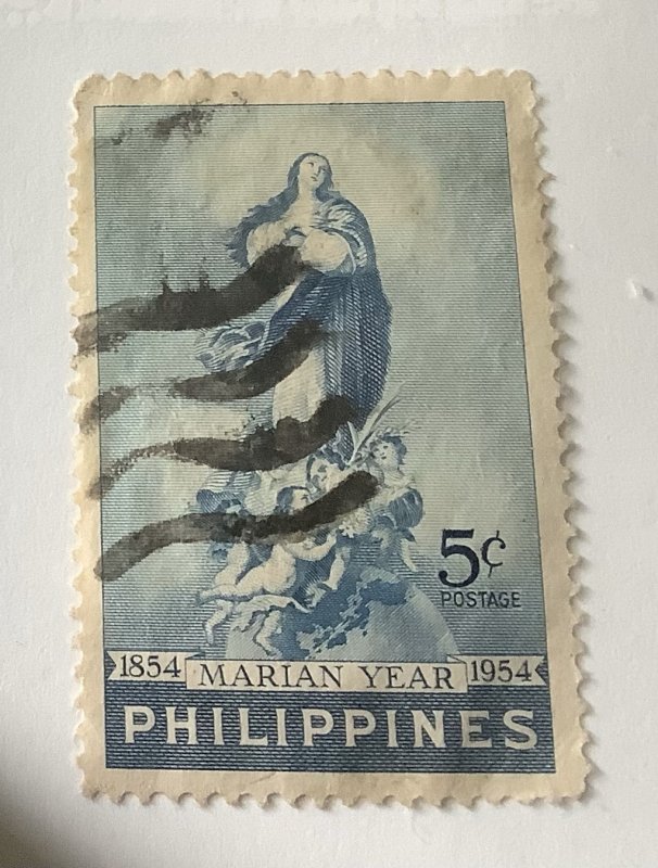 Philippines 1954 Scott 617 used - 5c, End of the Marian Year | Asia ...