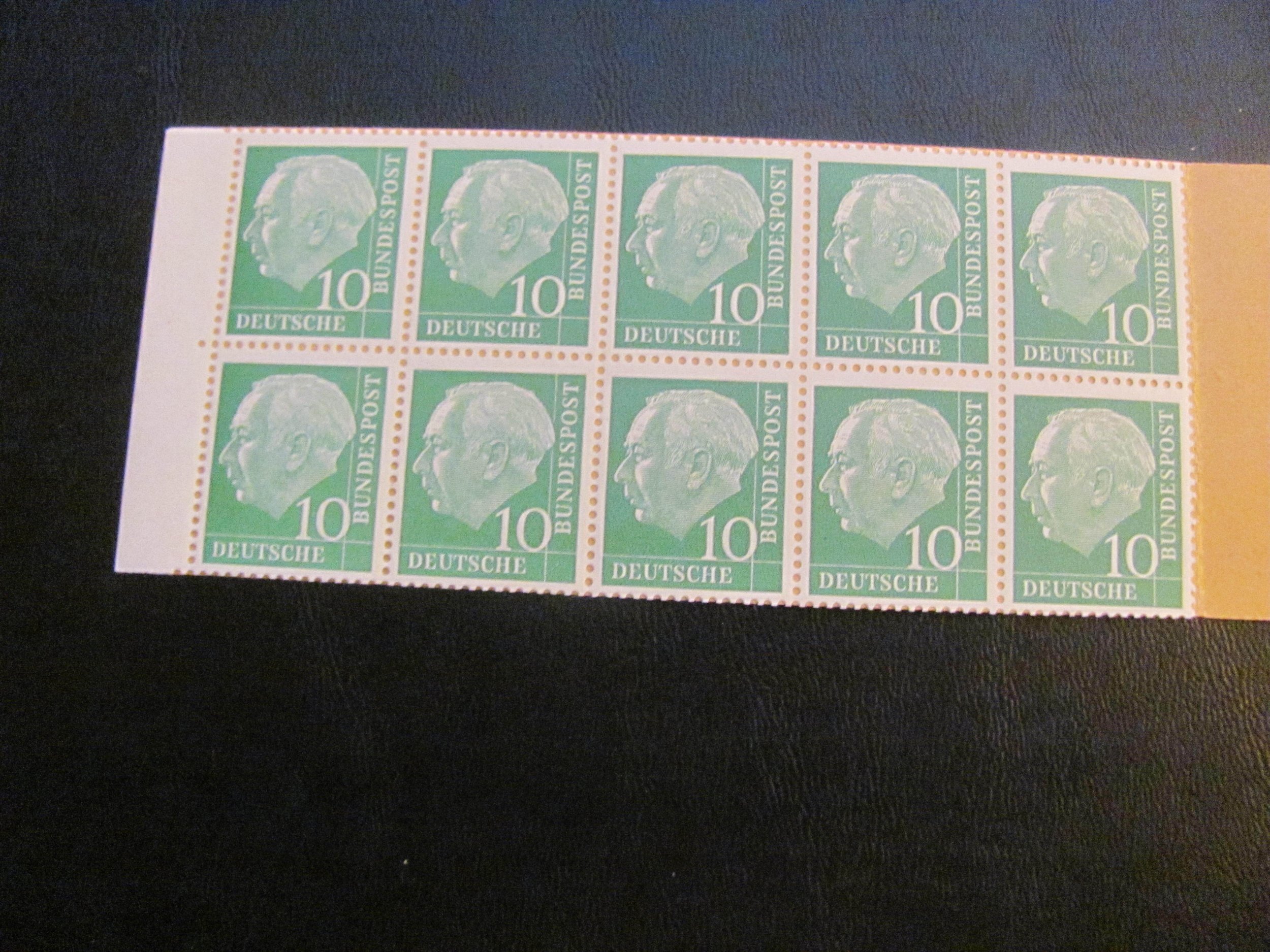 Germany 1960 MNH MI. H-Blatt 10 Booklet (130) | Europe - Germany ...