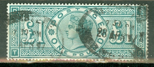LH: Great Britain 124 used CV $800 | Great Britain, General Issue Stamp ...