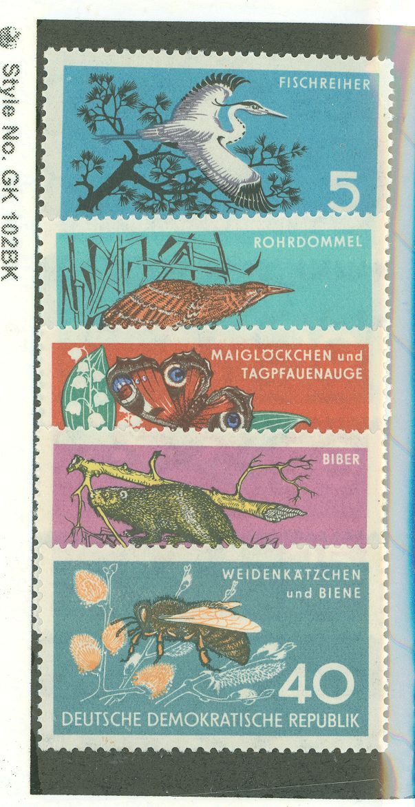 German Democratic Republic (DDR) #434-438 Single (Complete Set ...