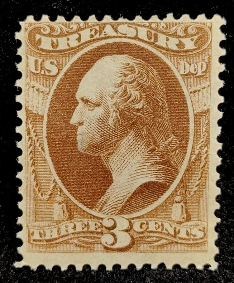 Matt's Stamps US Scott #O74 3-Cent Treasury Department Official Stamp ...