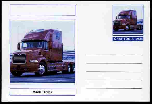 Chartonia (Fantasy) Trucks - Mack postal stationery card ...