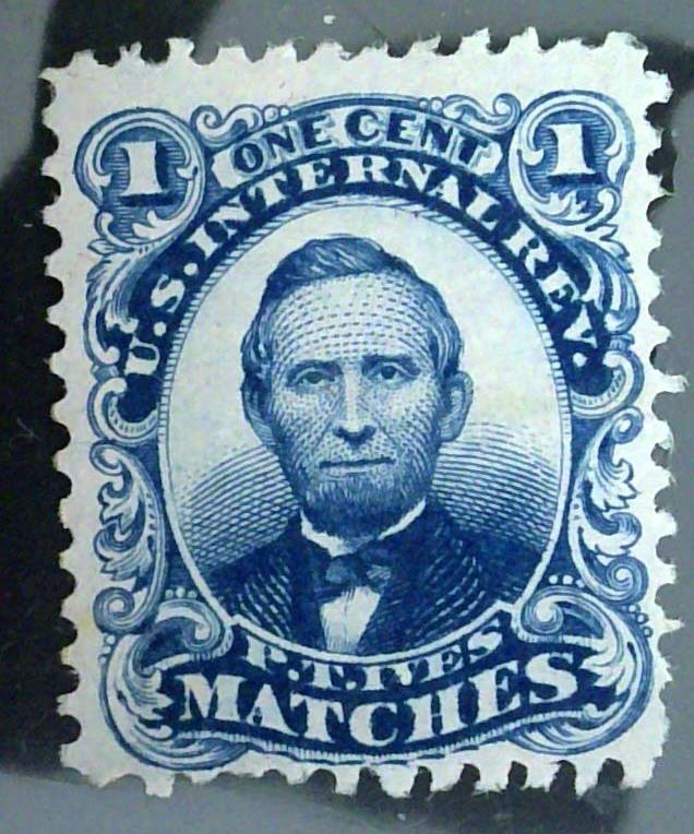 Scott #RO116c - 1c Blue - Pink Paper - Thin - P.T.Ives | United States ...