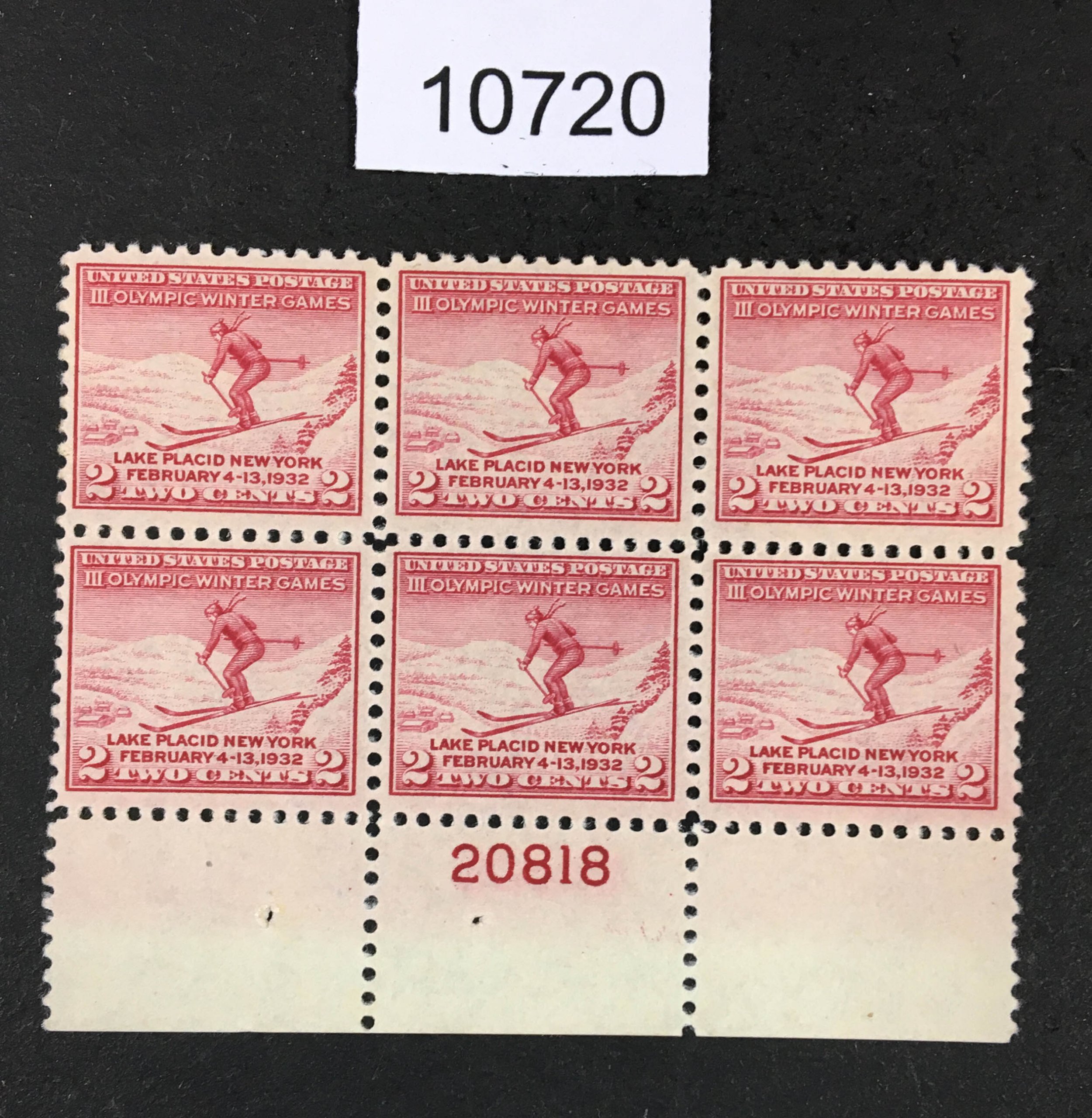 US Stamps # 716 Mint OG NH Plate Block LOT #10720 | United States ...