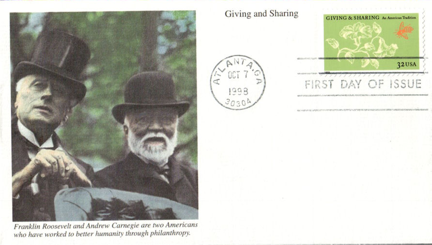 #3243 Giving and Sharing Mystic FDC | United States, General Issue ...