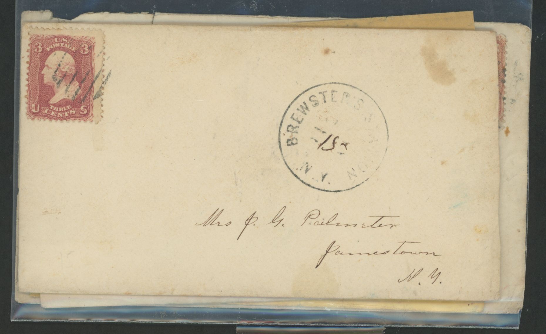 US 65 Correspondence 5 different shape letters dated pre 1900 | United ...