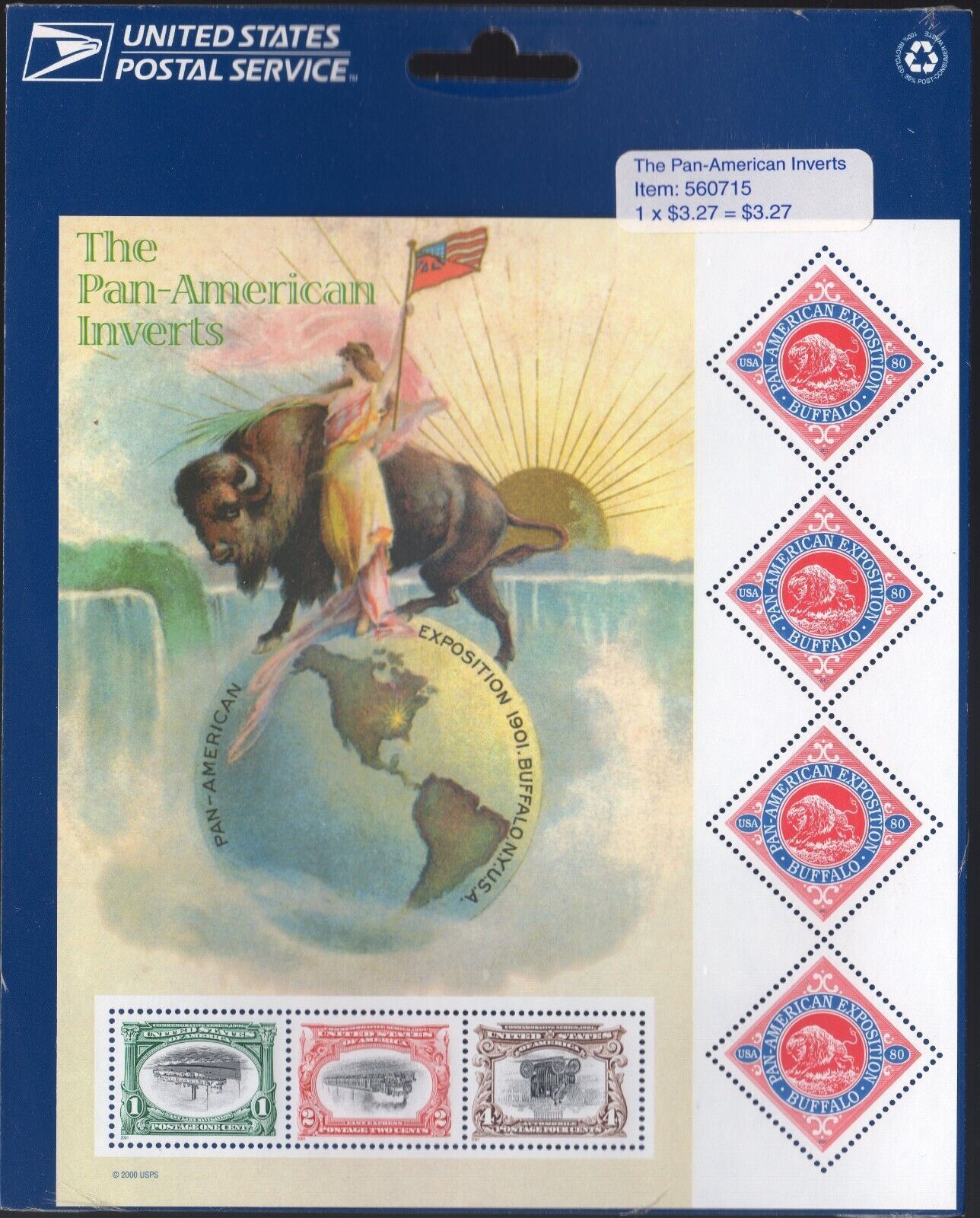 Scott #3505 Pan-American Inverts Sheet of 7 Stamps - Sealed | United ...