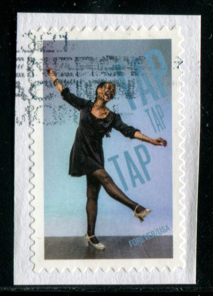 5612 US (55c) Tap Dance SA, used on paper | United States, General ...