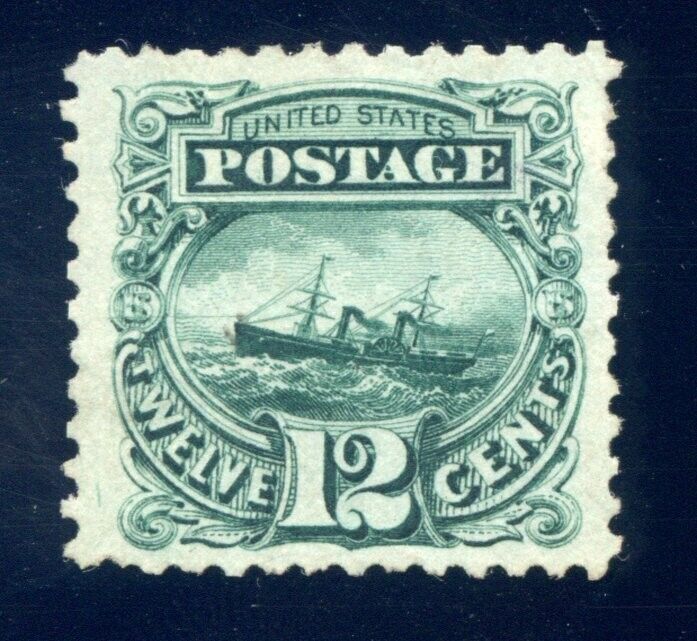 US Scott #128 Mint-Xf-No GUM W/ PF Cert "Tiny Flaw" SCV $1,000 (6/3/24 ...