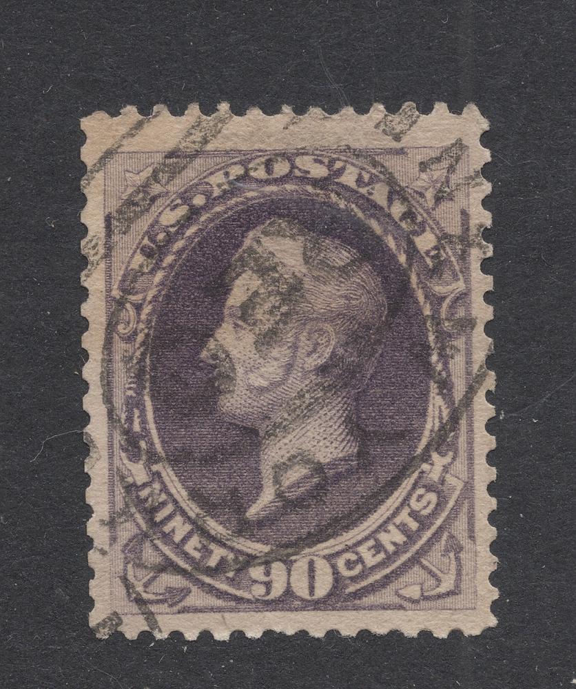 US#218 - 90 Cents Purple - Registration Cancel - Very Fine | United ...