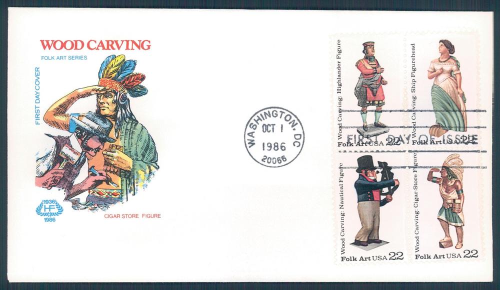 #2243a Wood Carved Figurines - House of Farnum Cachet MG | United ...