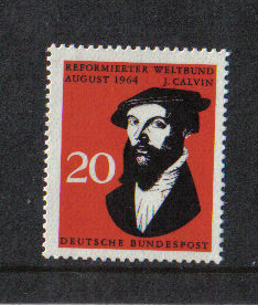 Germany #891 MNH 1964 world council of reformed churches John Calvin ...