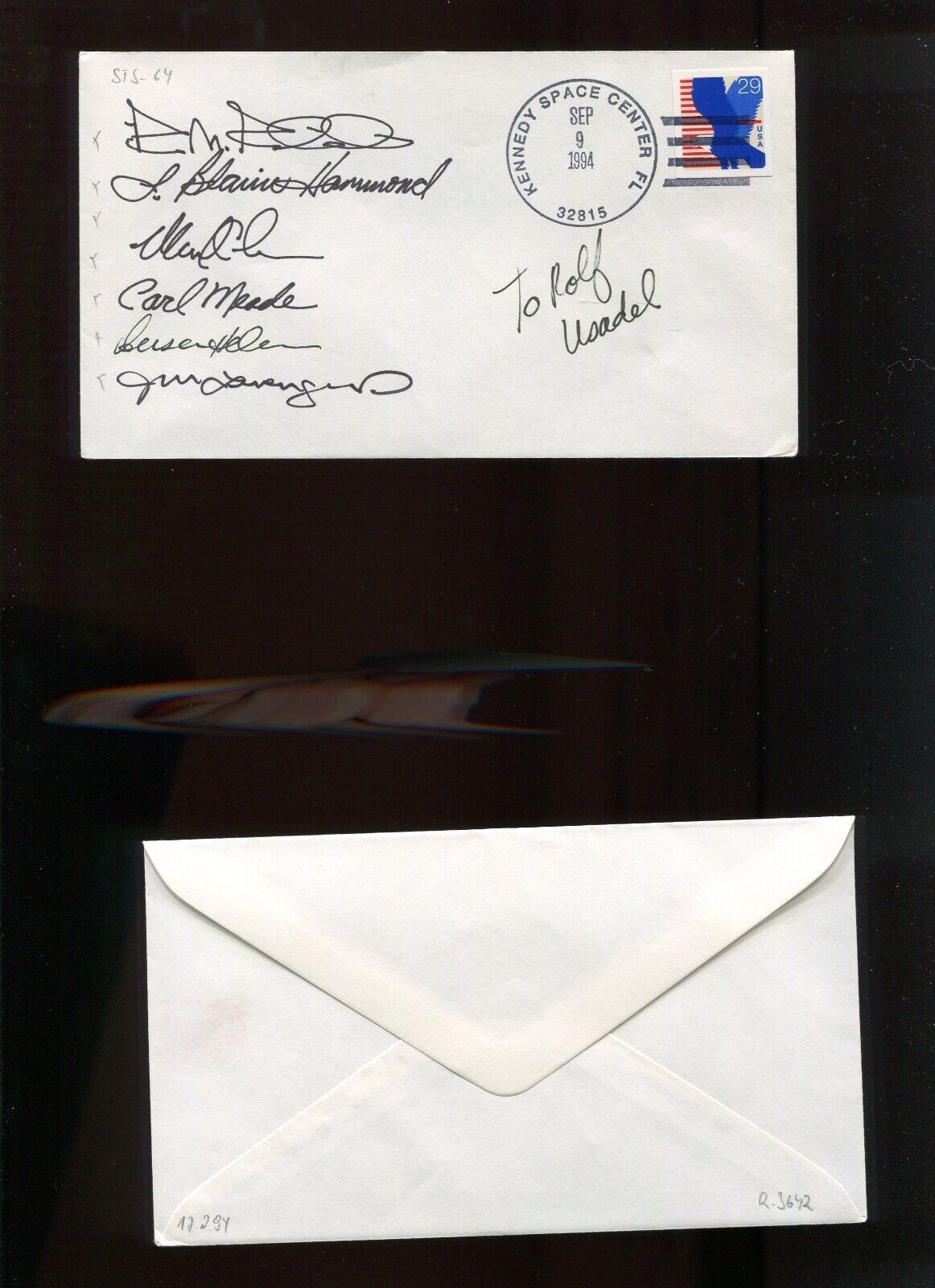 Astronaut Crew Signed Sts-64 Space Shuttle Discovery SEP 9 1994 Cover ...
