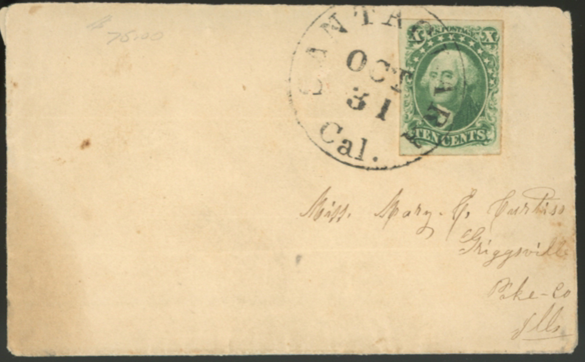 U.S. #14 Used on Cover | United States, General Issue Stamp / HipStamp