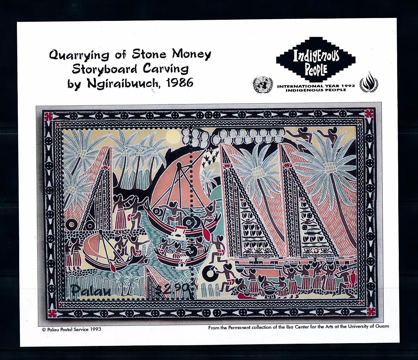 [56611] Palau 1993 Quarring of stone money MNH Sheet | United States ...