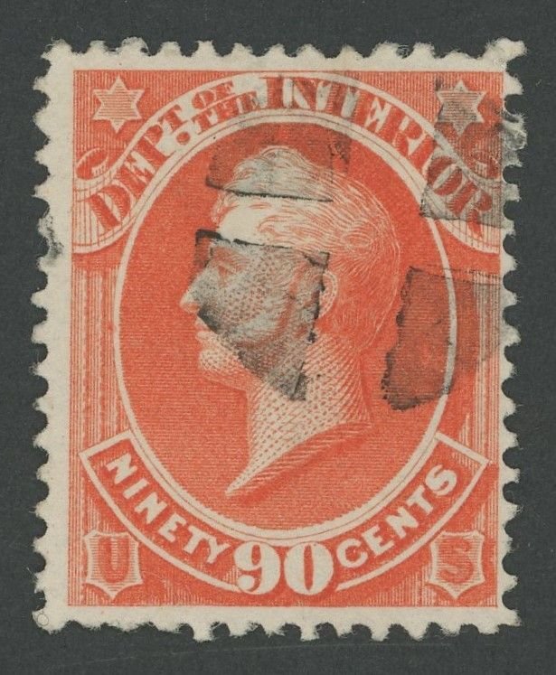 USA O24 - 90 cent Dept of Interior Official - Fine Used with Circle of ...