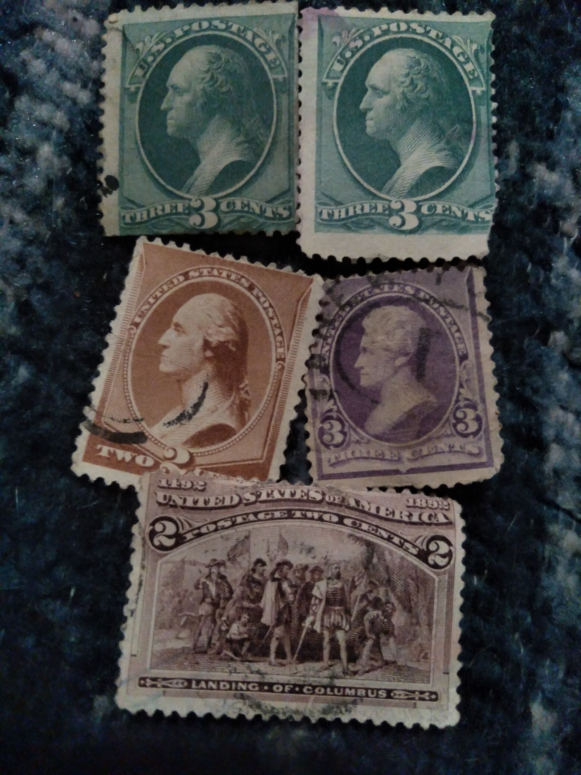 5: 1800s ONLY! ALL DIFFERENT! Used XF Extra-Fine USA Lowest Price! A ...