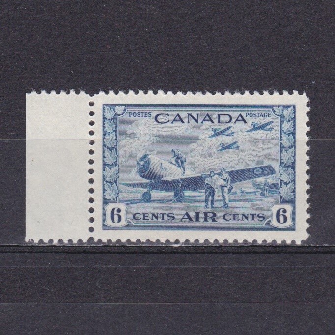 CANADA 1942, SG# 399, CV £32, Air mail, Plane, MNH | Canada, Stamp ...