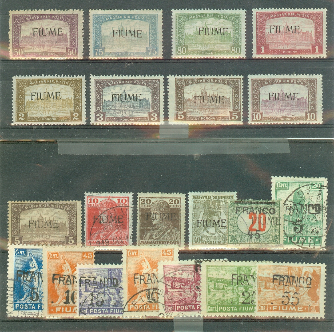 Fiume mint selection AS IS -- no returns CV $1000 if all genuine ...