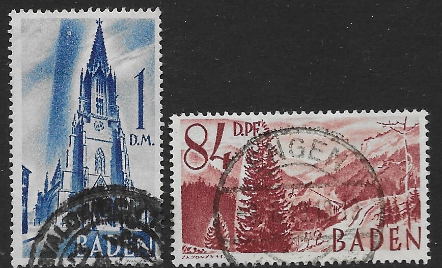 Germany - Baden 5n 26-27 1948 set 2 fvf used | Europe - Germany ...