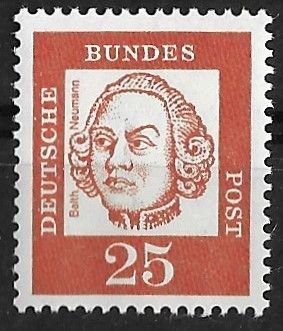 Germany # 830 Neumann 25pf - fluorescent paper (1) Mint NH | Europe ...